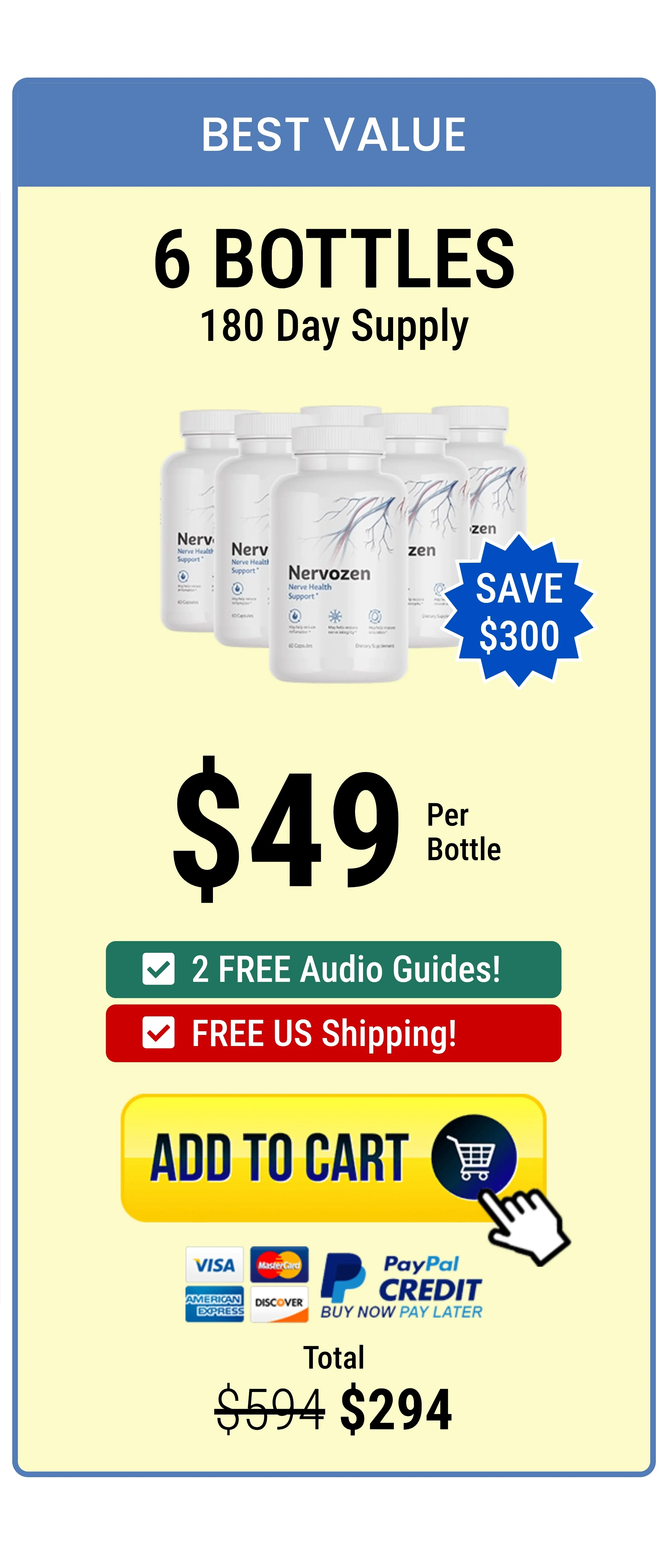 Nervozen™ - Official USA Website - Get $300 OFF Today Only!